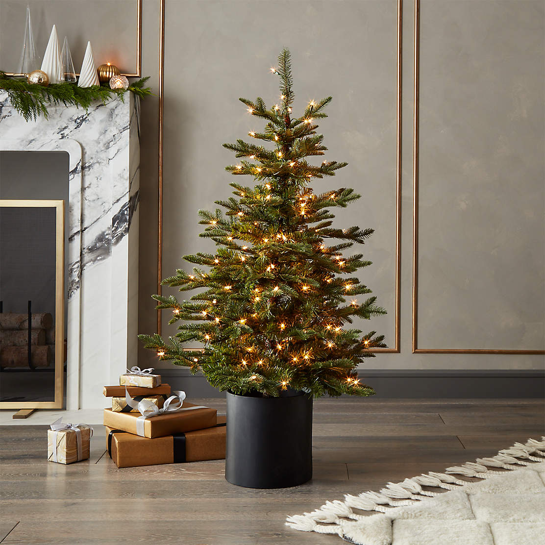 Brass Angel Christmas Tree Topper | CB2