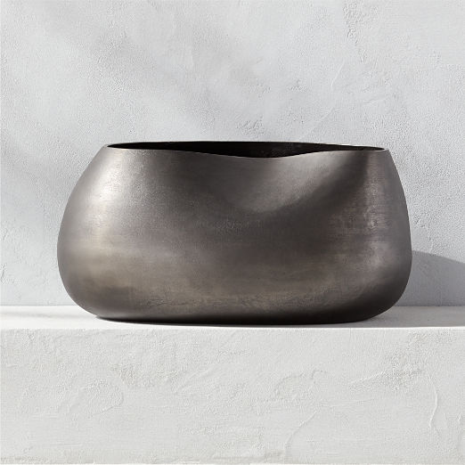 Modern Metal Planters | CB2