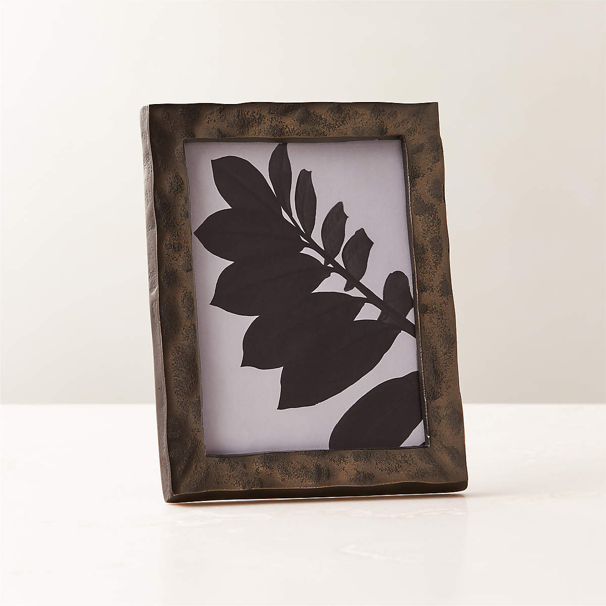 Abel Black Picture Frame 5''x7'' + Reviews | CB2