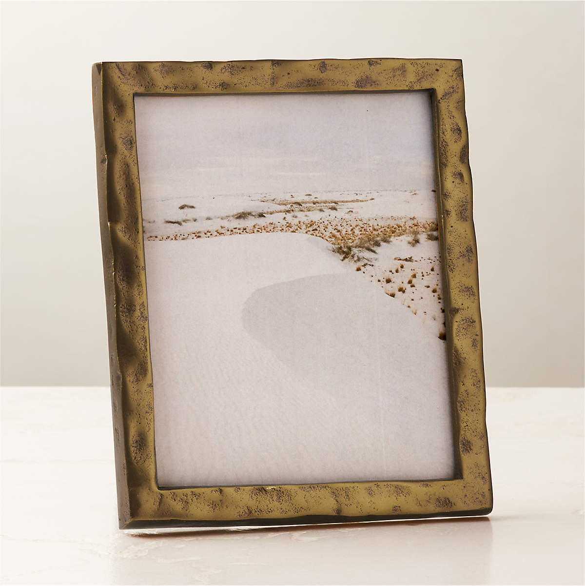 Abel Brass Picture Frame 8''x10'' + Reviews | CB2