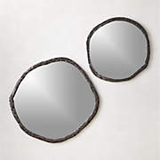 Abel Black Round Wall Mirror 48" + Reviews | CB2 Canada