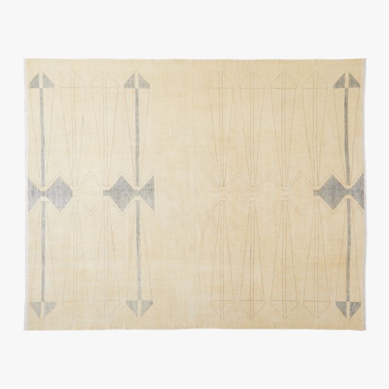 Luma Hand-Knotted Ivory New Zealand Wool Area Rug 12'x15' by Ackerman ...