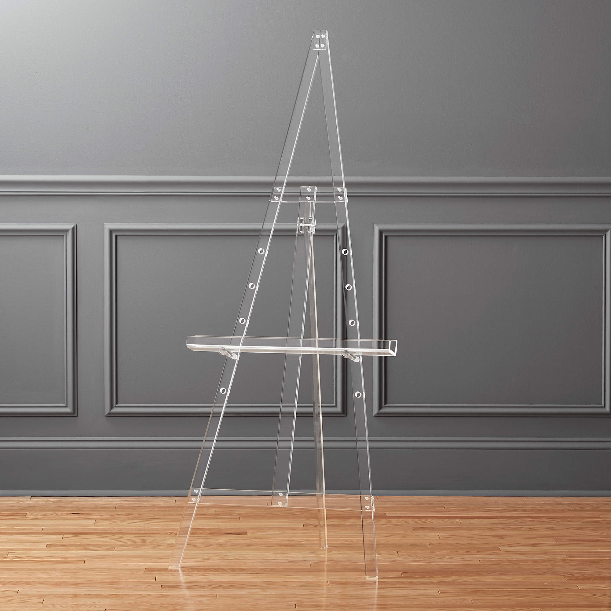 Modern Clear Acrylic Tripod Easel + Reviews | CB2 Canada