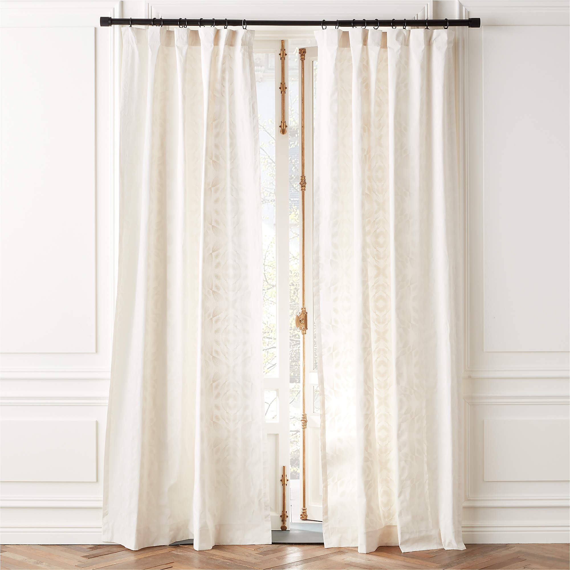 Adirex Neutral Organic Cotton Window Curtain Panel 48''x108'' + Reviews ...