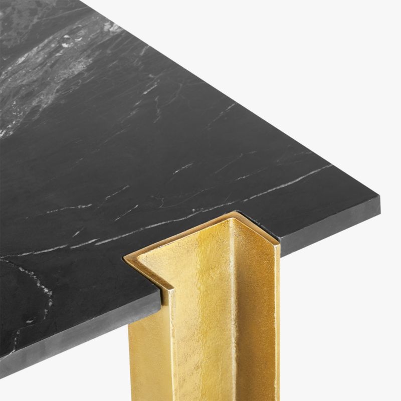 Alcide Rectangular Marble Coffee Table + Reviews | CB2
