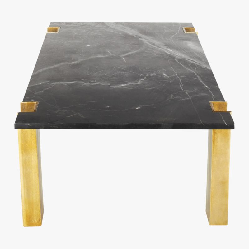 Alcide Rectangular Marble Coffee Table | CB2