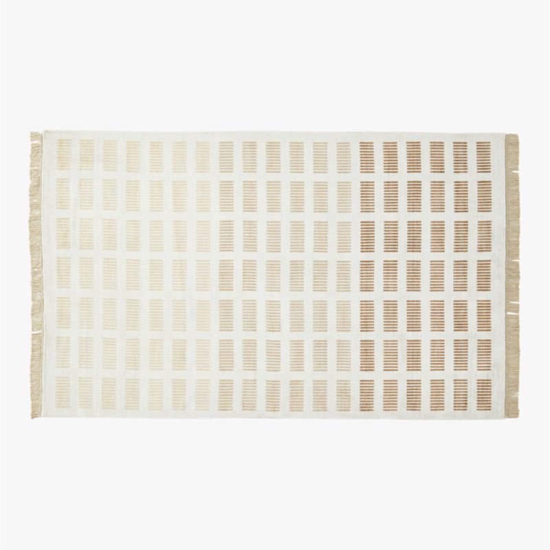 Alize Handloomed Ivory Viscose Area Rug 5'x8' + Reviews | CB2 Canada