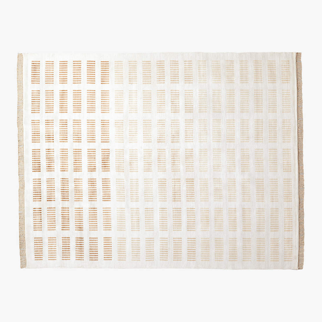 Alize Handloomed Ivory Viscose Area Rug 5'x8' + Reviews | CB2