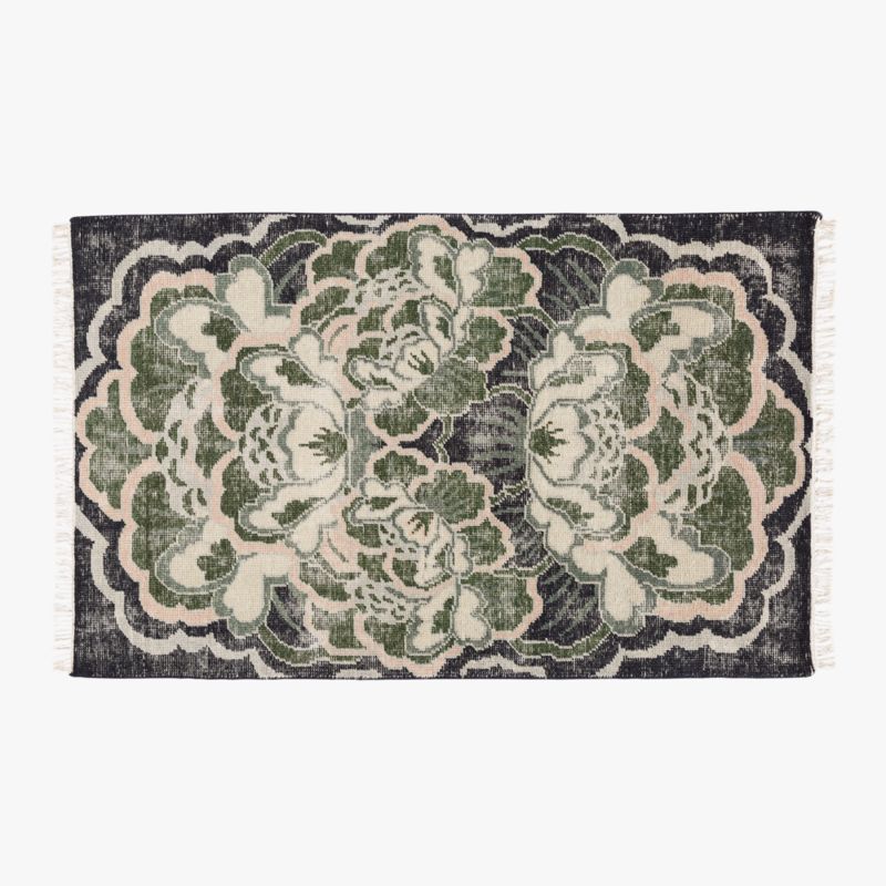 Allure Green Hand-Knotted Area Rug | CB2 Canada