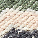 Allure Hand-Knotted Green Floral Wool Rug Swatch 12"x12" | CB2