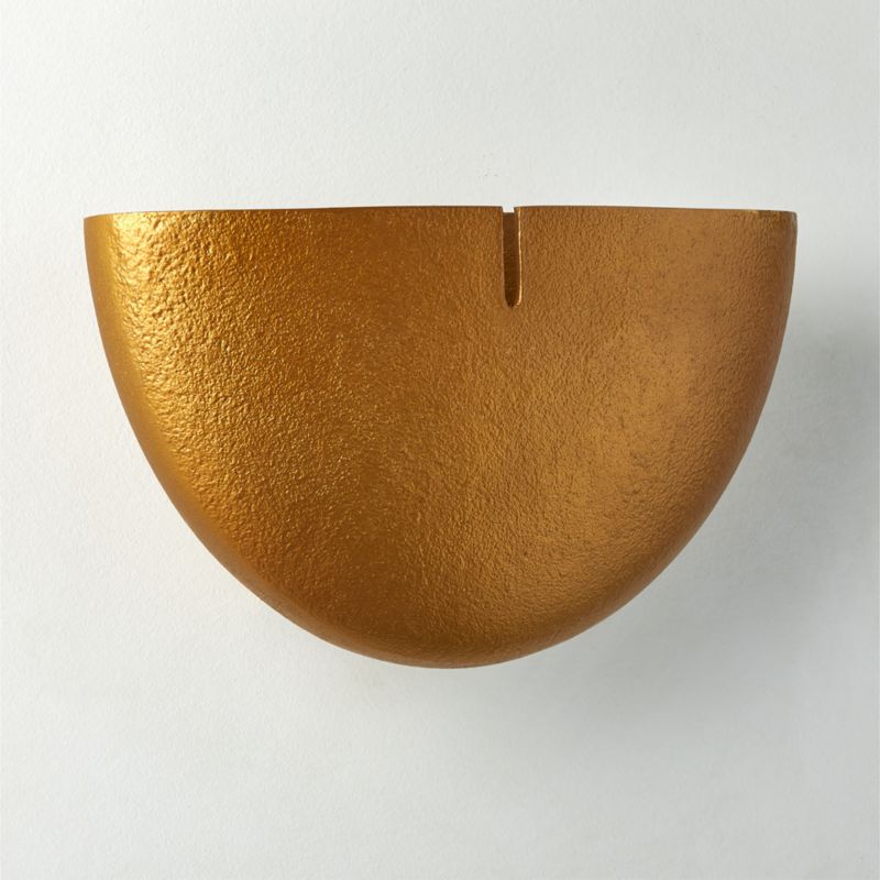 Amaru Brass Wall Sconce Light | CB2