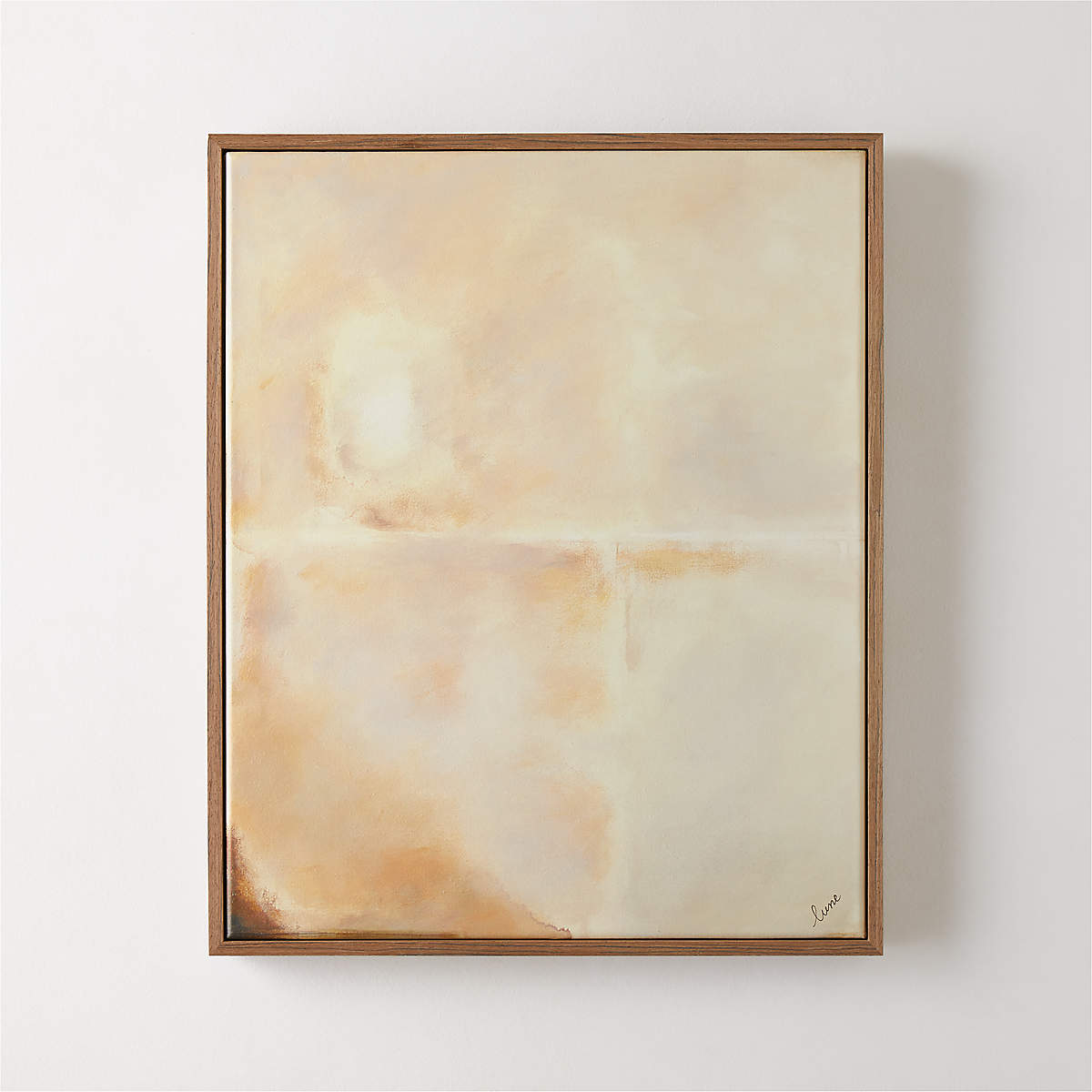 'Amber III' Framed Modern Wall Art 18"x22" | CB2