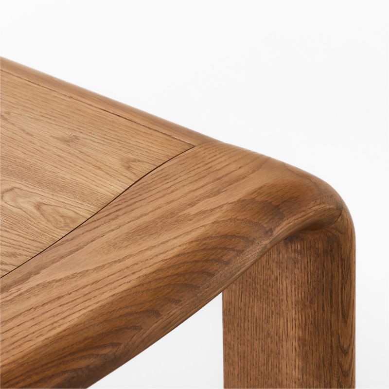 Amira Rectangular Oak Dining Table 90.7" + Reviews | CB2