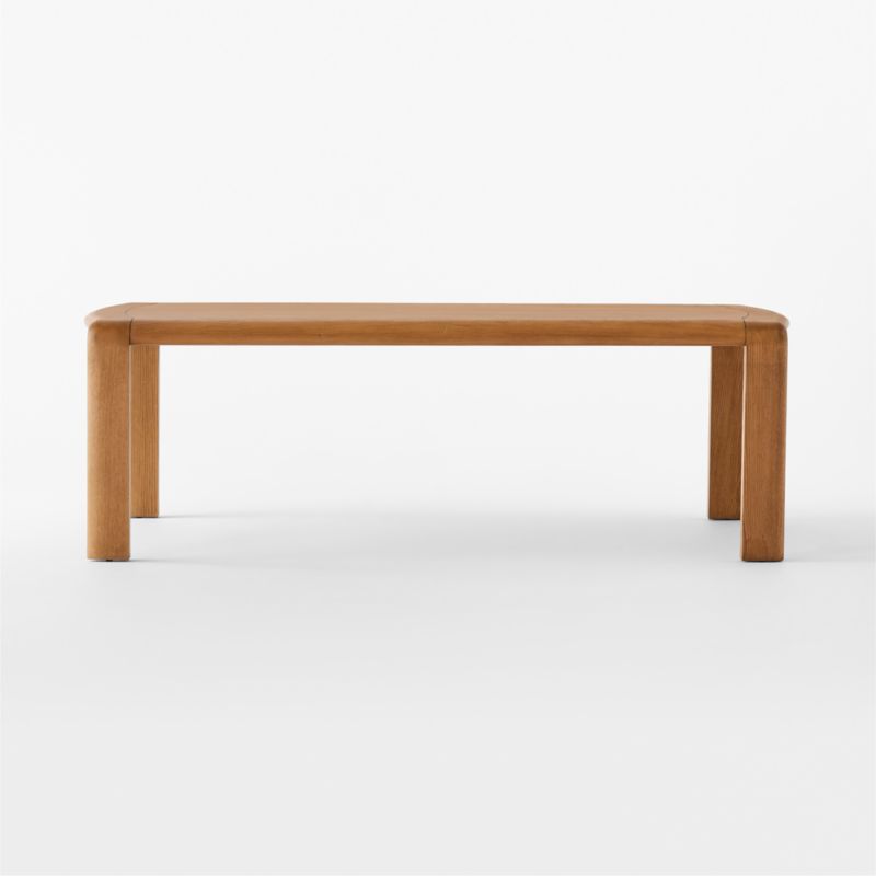 Amira Rectangular Oak Dining Table 90.7" + Reviews | CB2