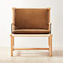Anacapa Saddle Leather Lounge Chair | CB2