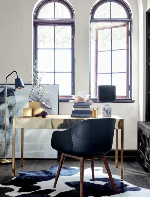 2-Piece Large Brass Storage Boxes + Reviews | CB2