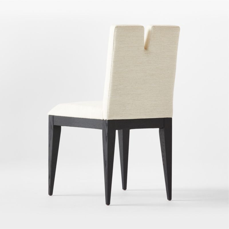 Andre Modern White Upholstered Dining Chair + Reviews | CB2