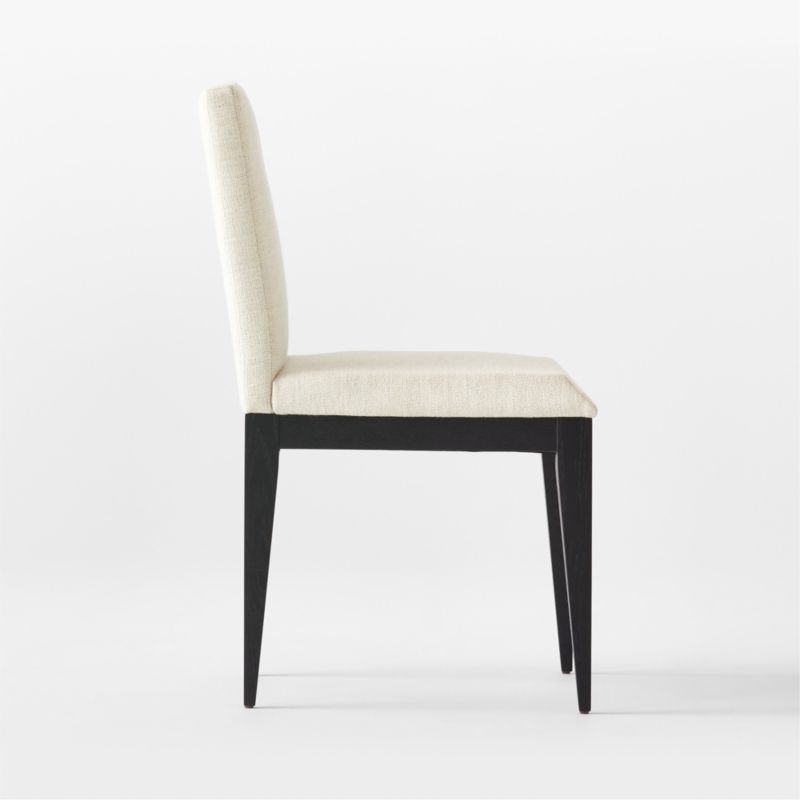 Andre Modern White Upholstered Dining Chair + Reviews | CB2