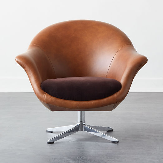 modern swivel chairs | CB2 Canada
