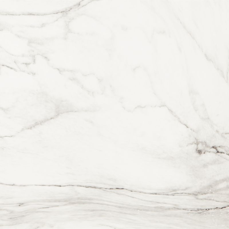 Anoki Grey Marbled Resin Side Table | CB2 Canada