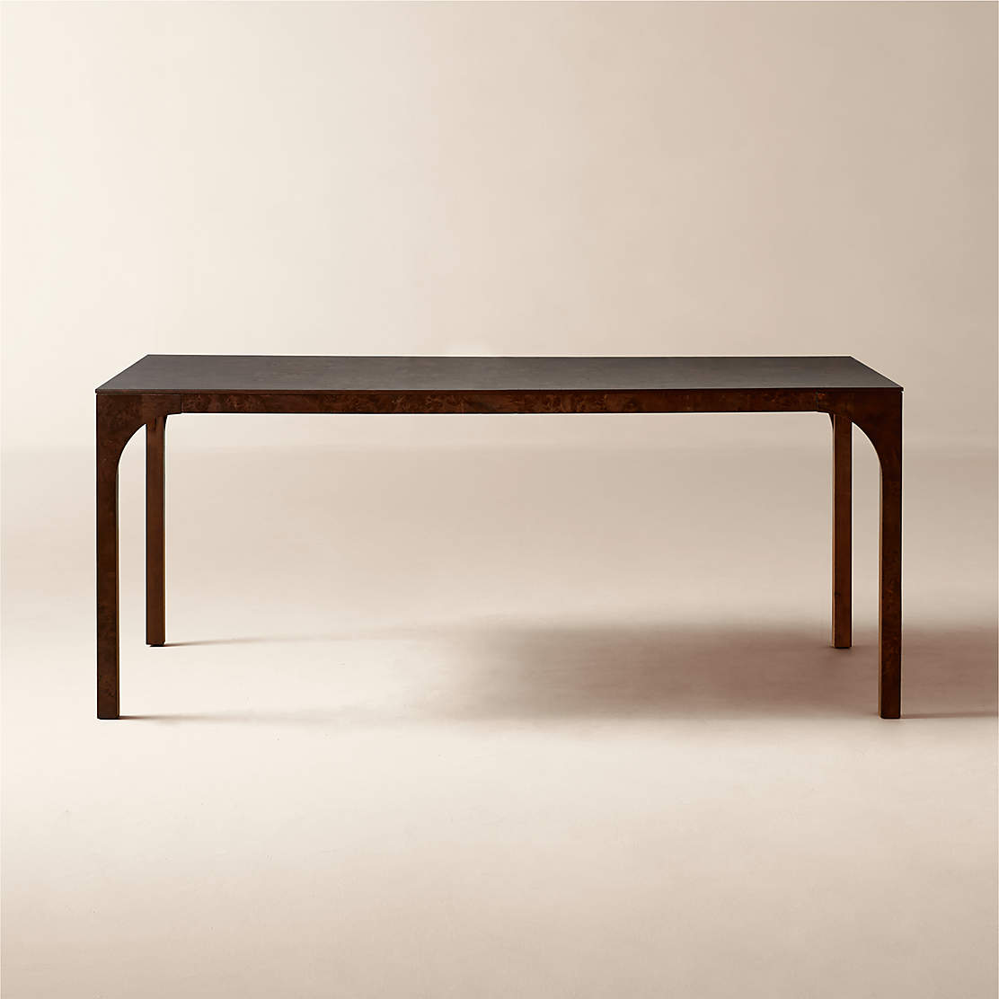 Orrin Black Oval Dining Table | CB2