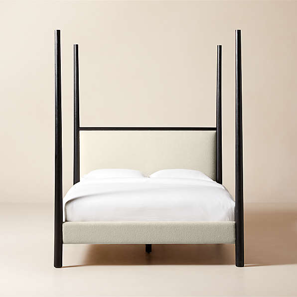 Modern Black Beds Bed Frames and Headboards CB2