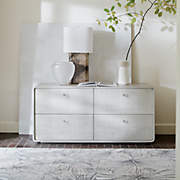 Ruff White Porcelain Vase + Reviews | CB2 Canada