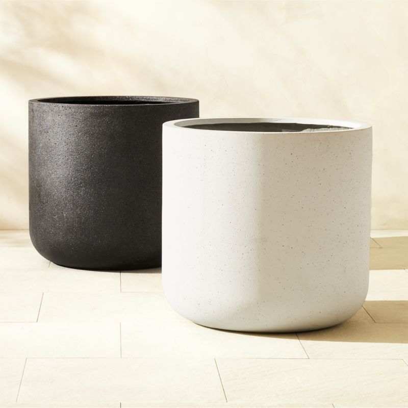 Ardo Round Oversized Indoor/Outdoor Planters | CB2