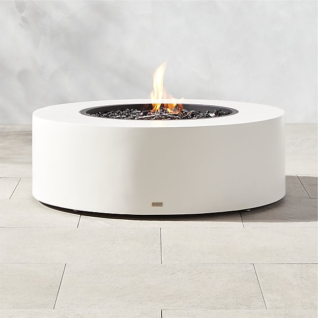 Concrete round fire pit table store