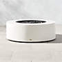 Ark Modern White Concrete Fire Pit Table | CB2
