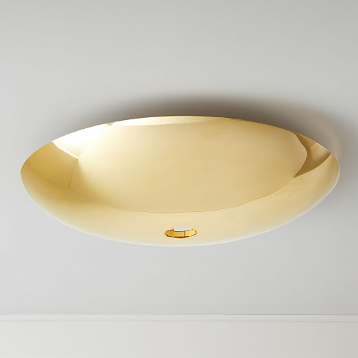 Neutral Color Flush Mount Lights | CB2