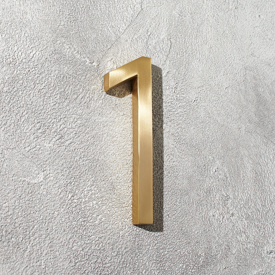 Modern House Numbers | CB2