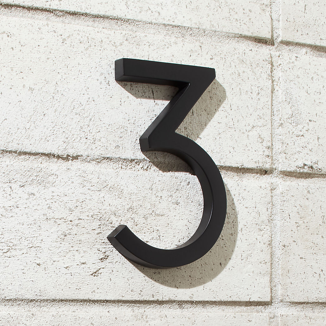 Modern House Numbers | CB2