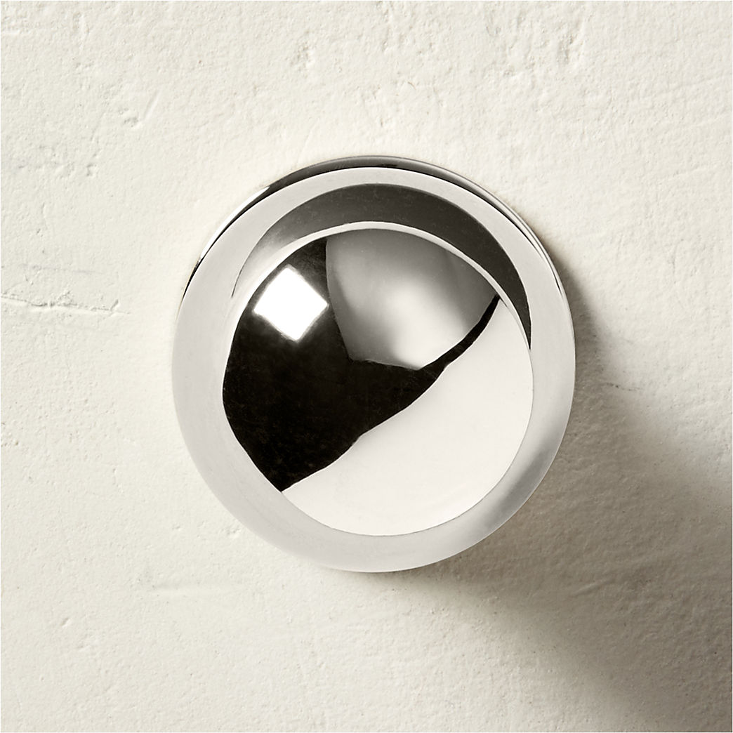 Modern Nickel Knobs | CB2