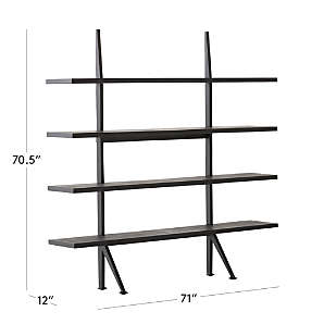 Cb2 floating bookshelf store