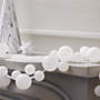 White Ball Holiday Garland 72" | CB2