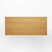 Bancroft Rectangular Oak Wood Dining Table 90" | CB2 Canada