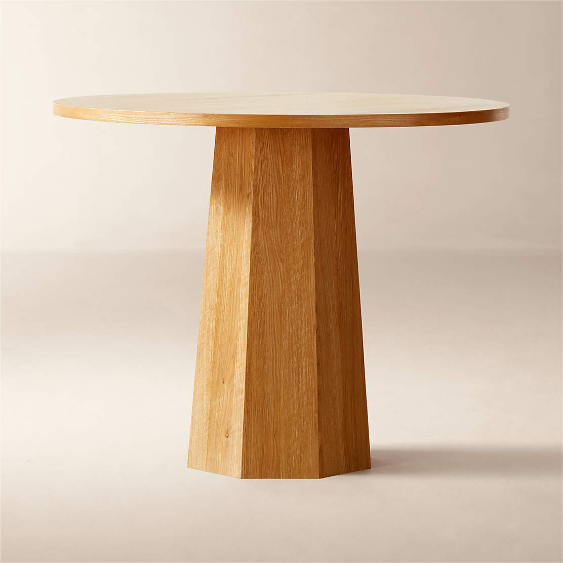 Julius 48" Round Marble Dining Table + Reviews | CB2