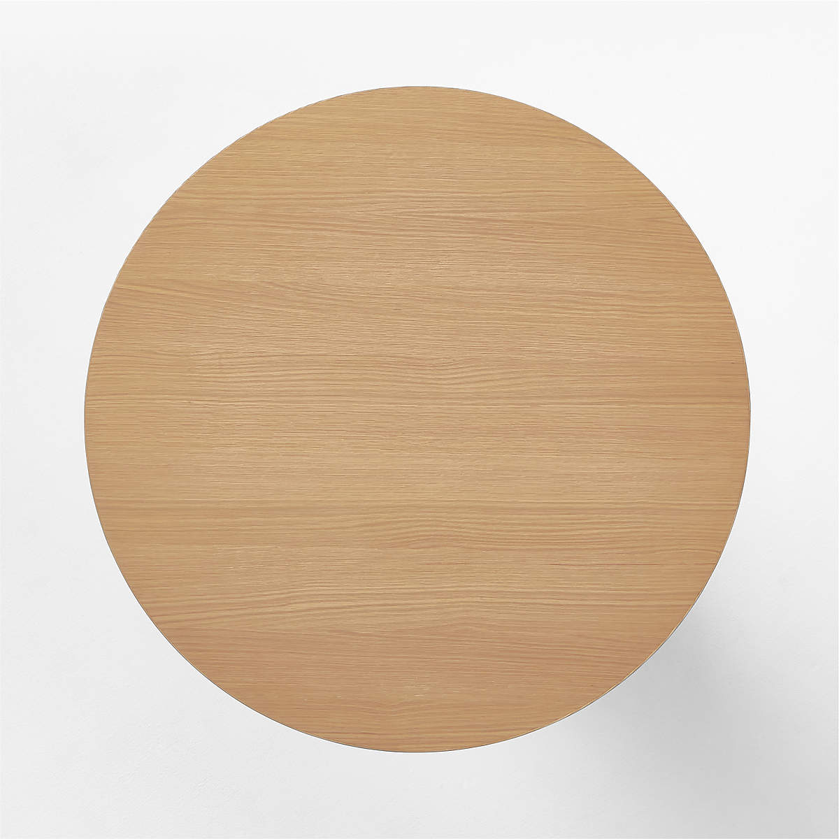 Bancroft Round Oak Pedestal Dining Table 38'' + Reviews | CB2 — Planner 5D