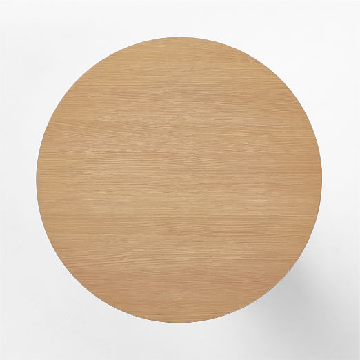 White Pedestal Table | CB2