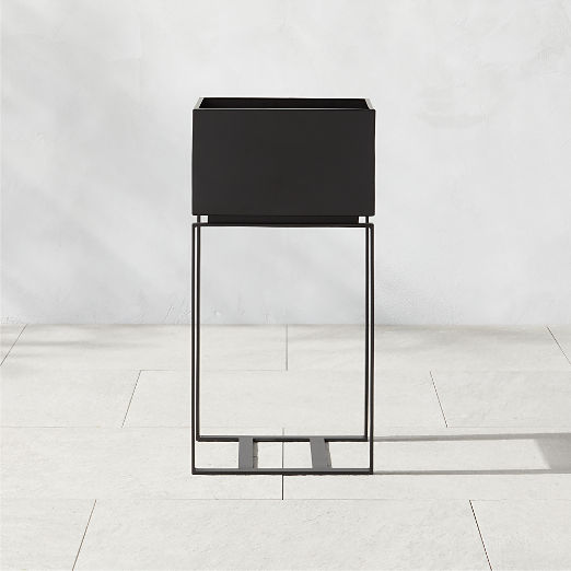 Modern Metal Planters | CB2 Canada