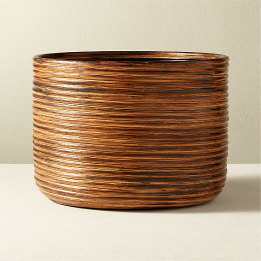 rattan baskets | CB2