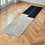 Bass Black Handloomed Hallway Runner Rug 2.5'x12' + Reviews | CB2