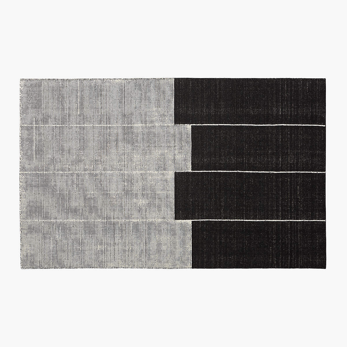 Bass Handloomed Area Rug 5'x8' + Reviews | CB2