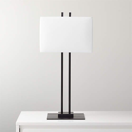Venus Black Metal Dome Modern Table Lamp with Marble Base + Reviews ...