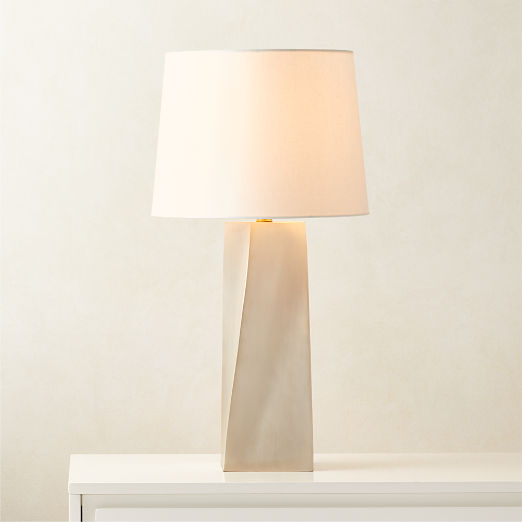 modern silver lamps | CB2