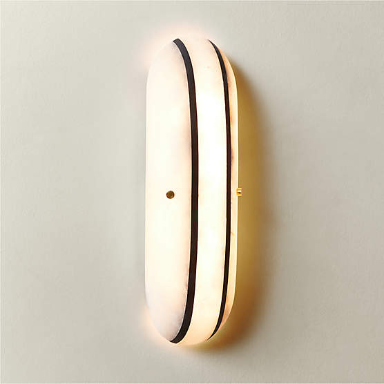 Enoki Sandstone Wall Sconce 24" + Reviews | CB2