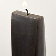 Benson Black Pillar Candle 12" + Reviews | CB2
