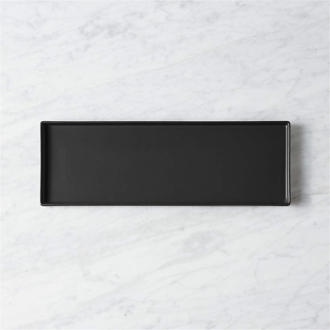 bento white rectangular platter | CB2