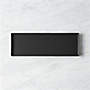 Bento Rectangular Matte Black Serving Platter + Reviews | CB2